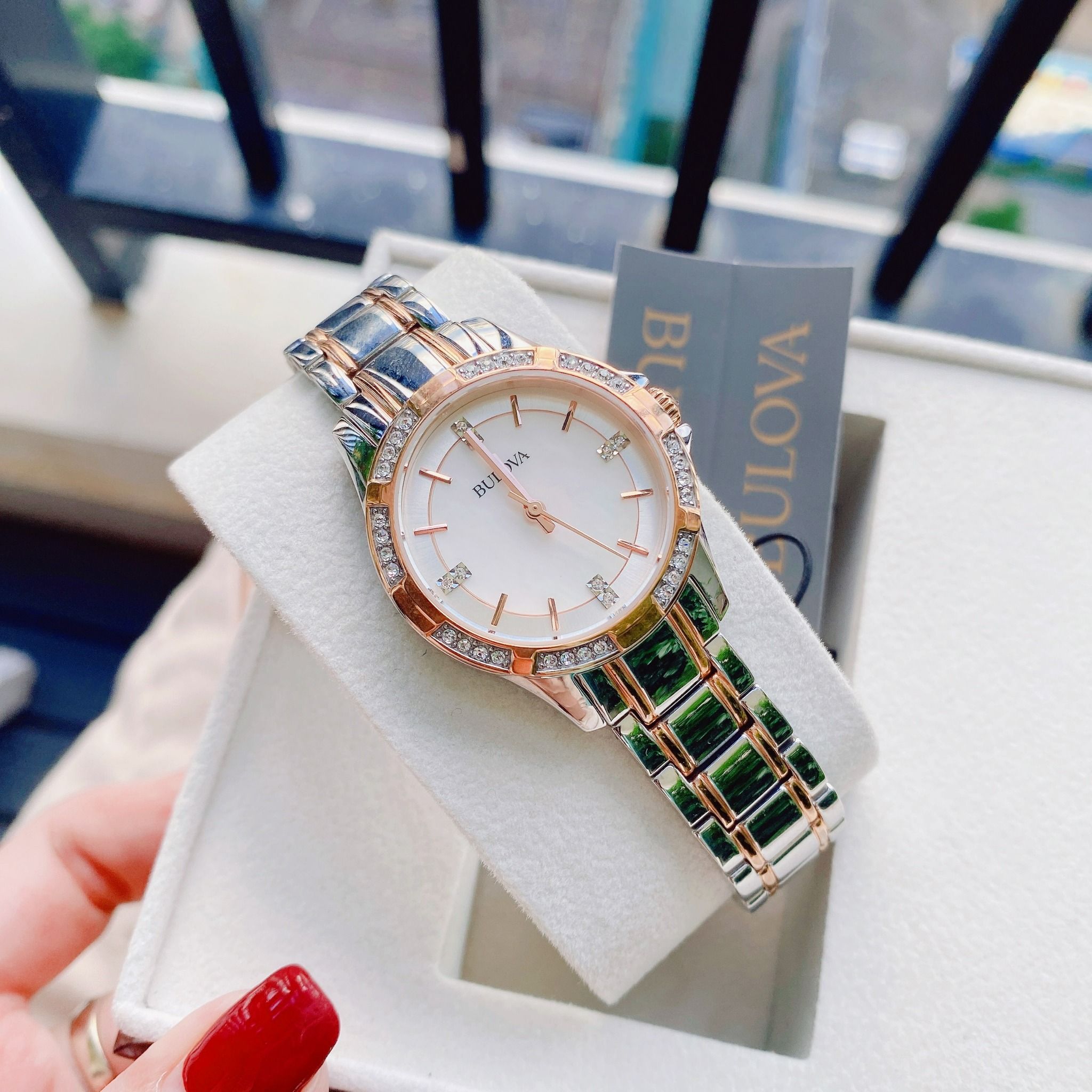 Bulova Quartz 98L209 - Đồng Hồ Nữ – PhongWatch
