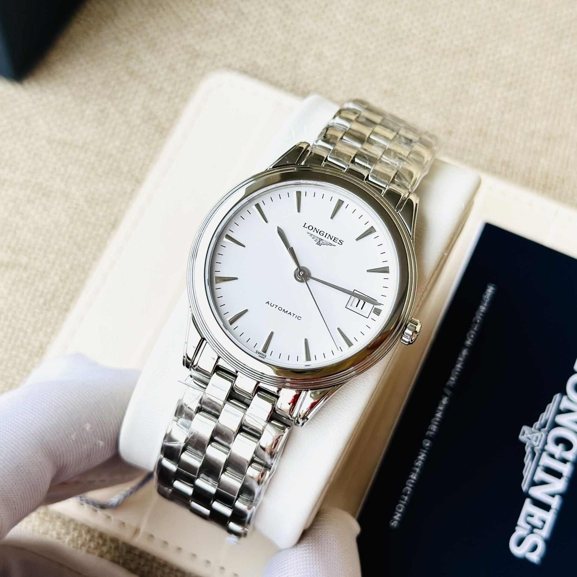 Longines Automatic L4.774.4.14.6 Flagship ( L47744146 ) - Đồng Hồ Nam ...