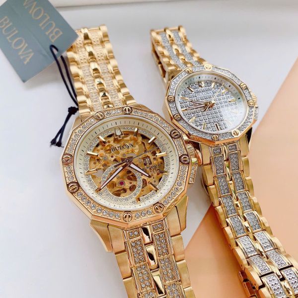 Bulova Automatic 98A292 ( Nam ) - 98L302 ( Nữ ) - Đồng Hồ Cặp – PhongWatch