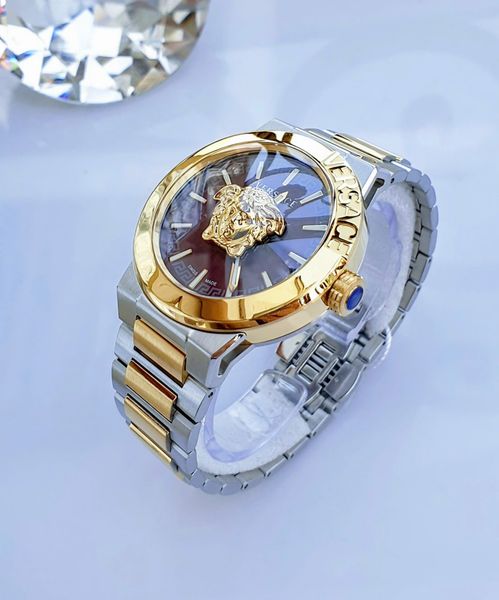 Versace Quartz Medusa Infinite Red Dial VE7E00523 43mm - Đồng Hồ Nam ...