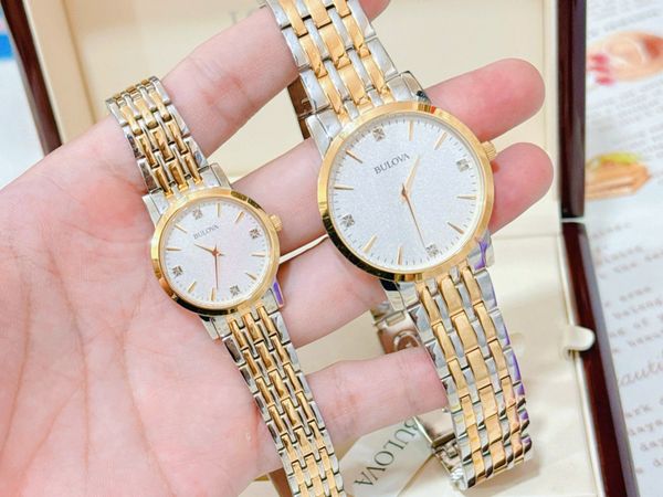Bulova Quartz 98D114 ( Nam ) - 98P115 ( Nữ ) - Đồng Hồ Cặp – PhongWatch