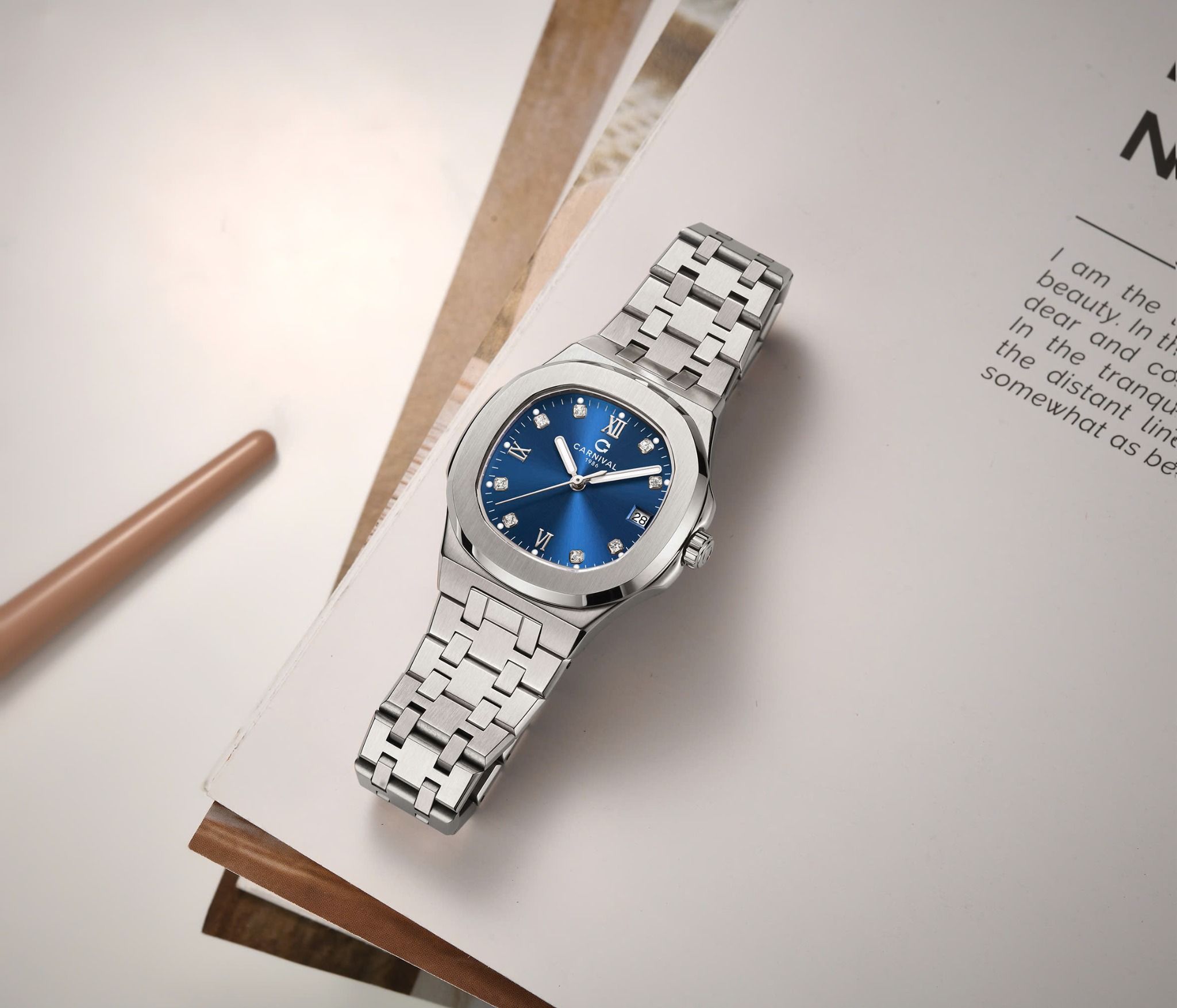 Carnival Quartz 8160L-VT-X ( 8160L ) - Đồng Hồ Nữ – PhongWatch