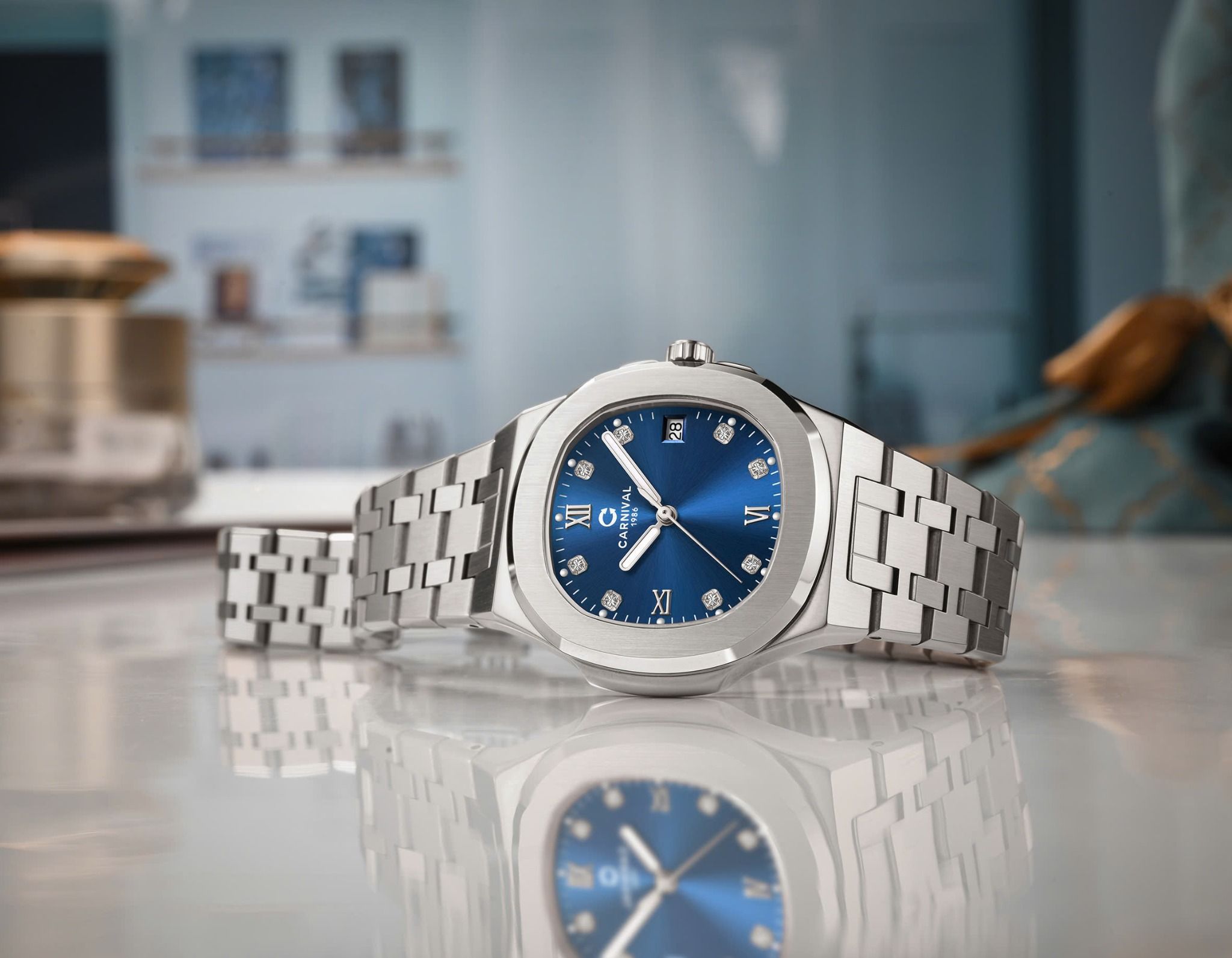 Carnival Quartz 8160L-VT-X ( 8160L ) - Đồng Hồ Nữ – PhongWatch