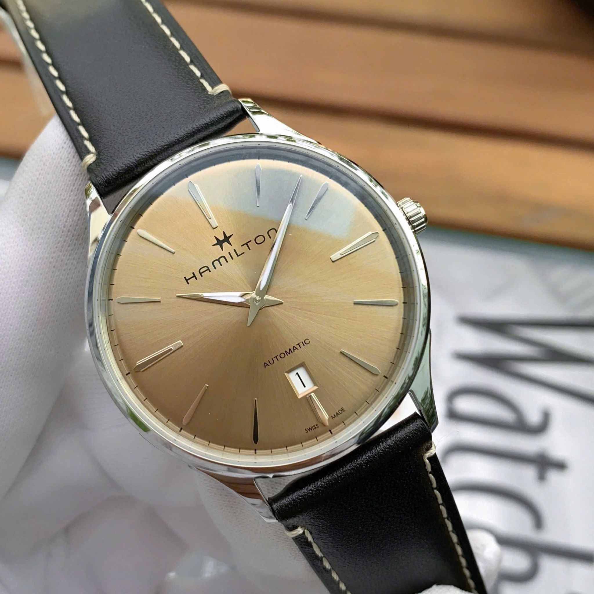 Hamilton Jazzmaster Automatic H38525721 Thinline 40mm - Đồng Hồ Nam ...