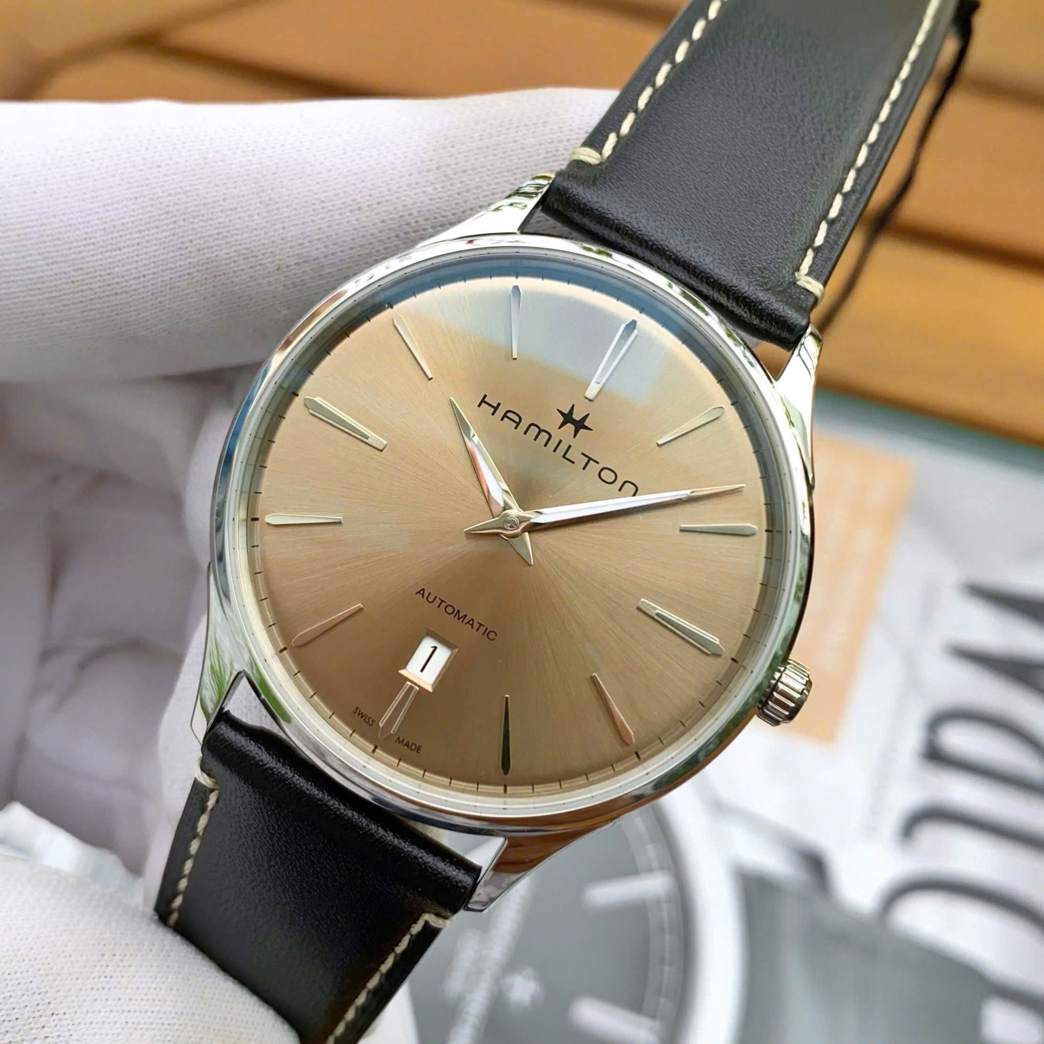 Hamilton Jazzmaster Automatic H38525721 Thinline 40mm - Đồng Hồ Nam ...