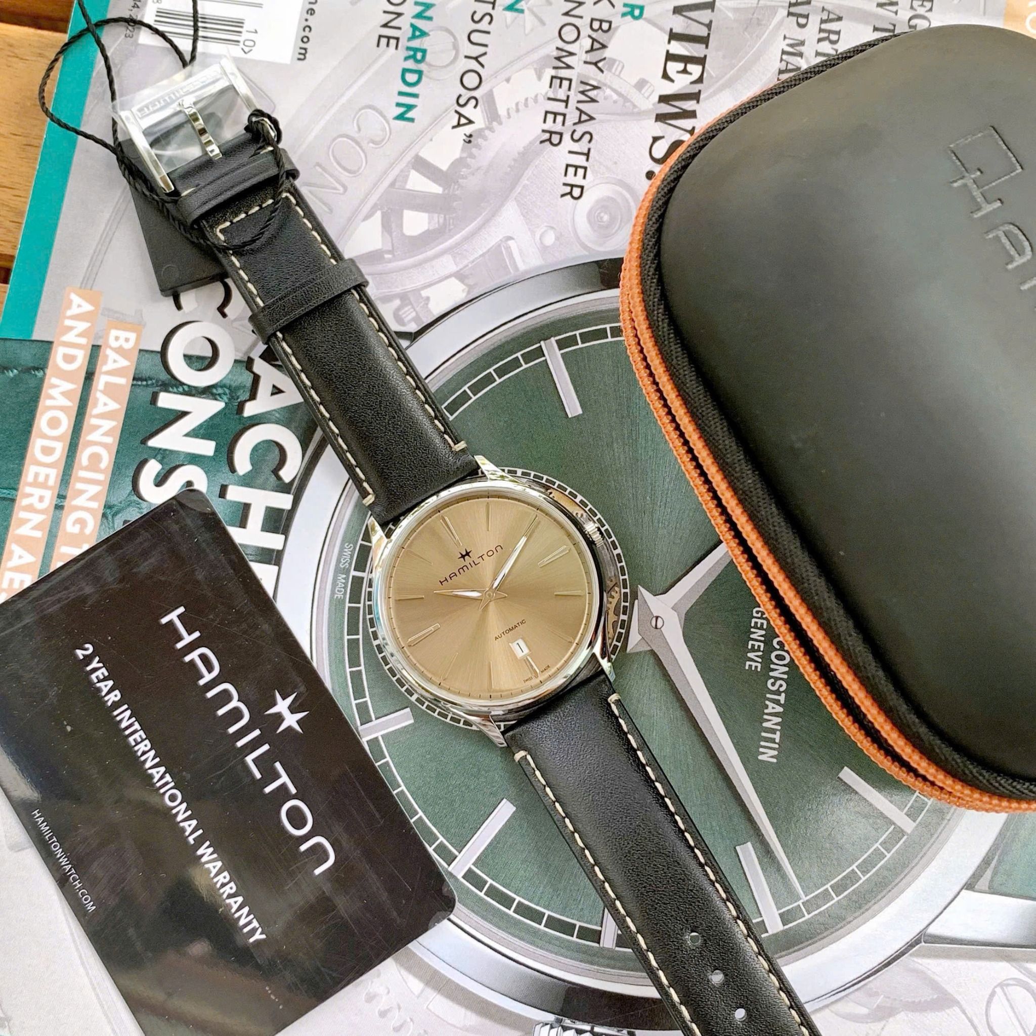 Hamilton Jazzmaster Automatic H38525721 Thinline 40mm - Đồng Hồ Nam ...