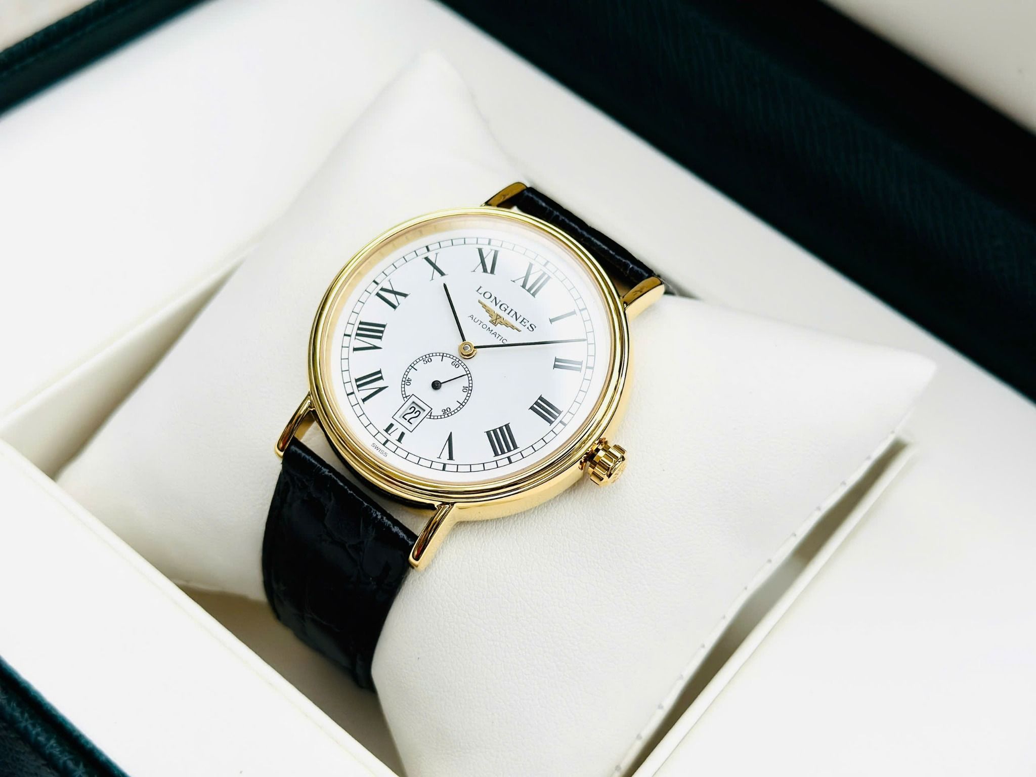 Longines Automatic Presence L4.905.2.11.2 ( L49052112 )- Đồng Hồ Nam ...