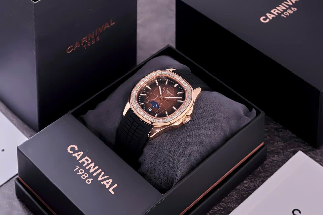 Carnival Aquanus 8113G2-VH-DCS-N ( 8113G ) - Đồng Hồ Nam – PhongWatch