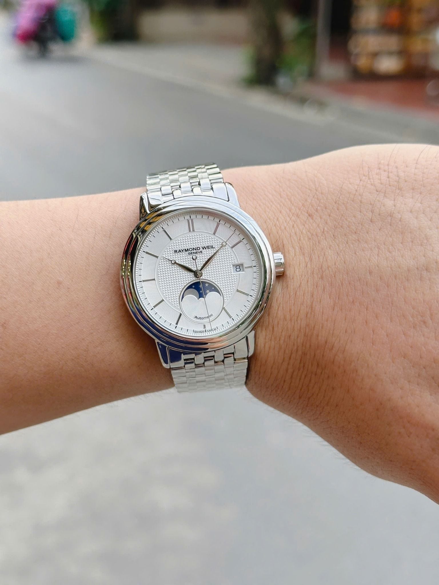 Raymond Weil Automatic Maestro Moonphase 2879-ST-65001 ( 2879ST65001 ...