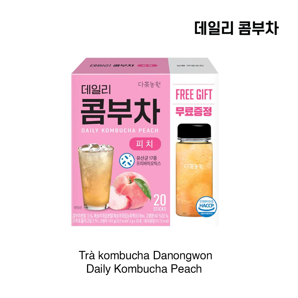 Trà kombucha Daily Kombucha (5g x 20 gói) (Hộp) – Chợ Tình Của Boo