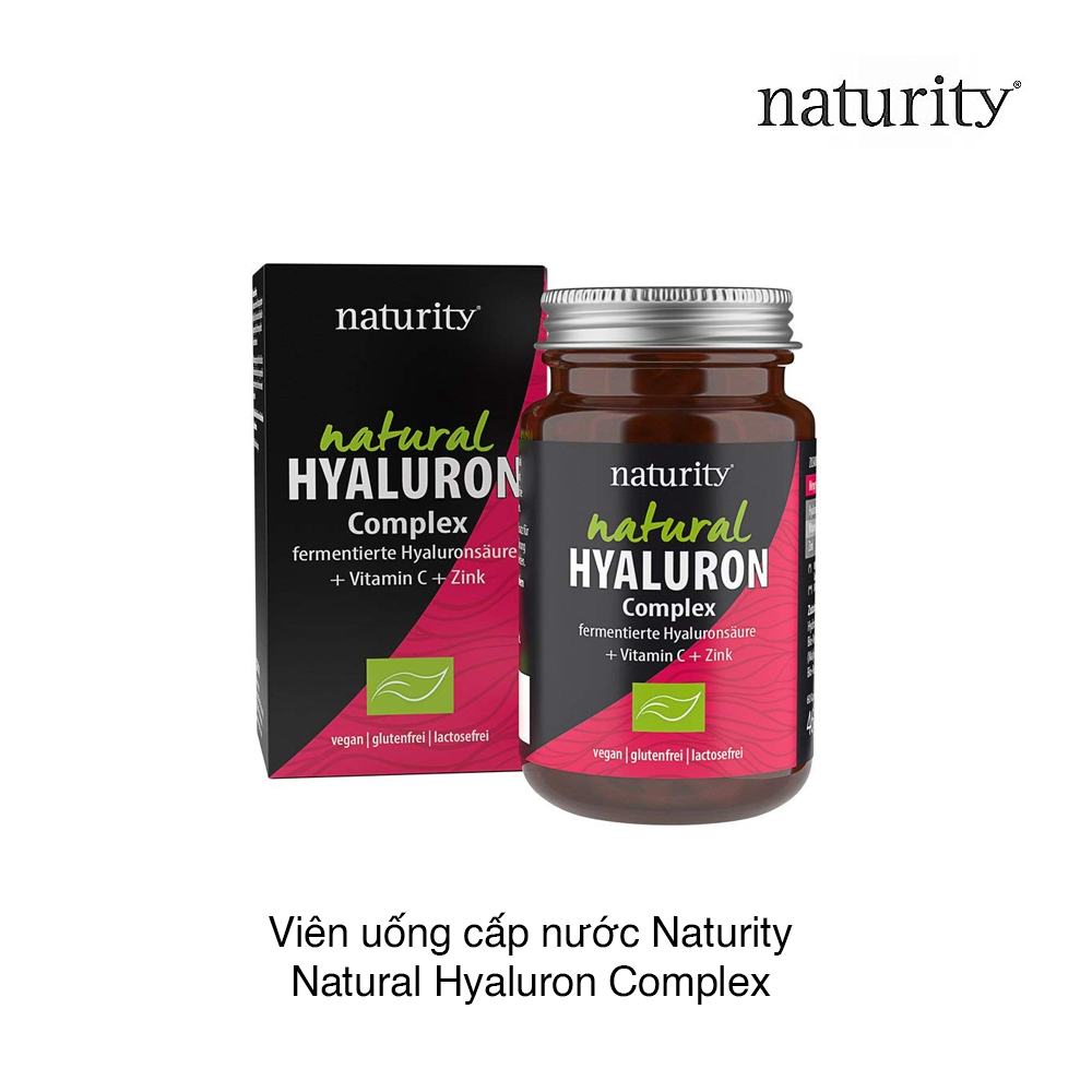 Viên uống cấp nước Naturity Natural Hyaluron Complex (60 viên) (Hộp ...