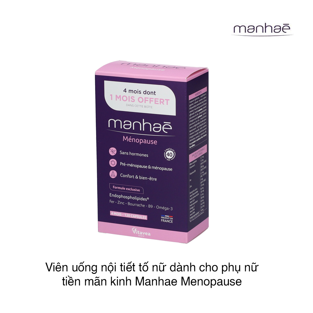 Viên uống nội tiết tố nữ dành cho phụ nữ tiền mãn kinh Manhae Menopaus ...