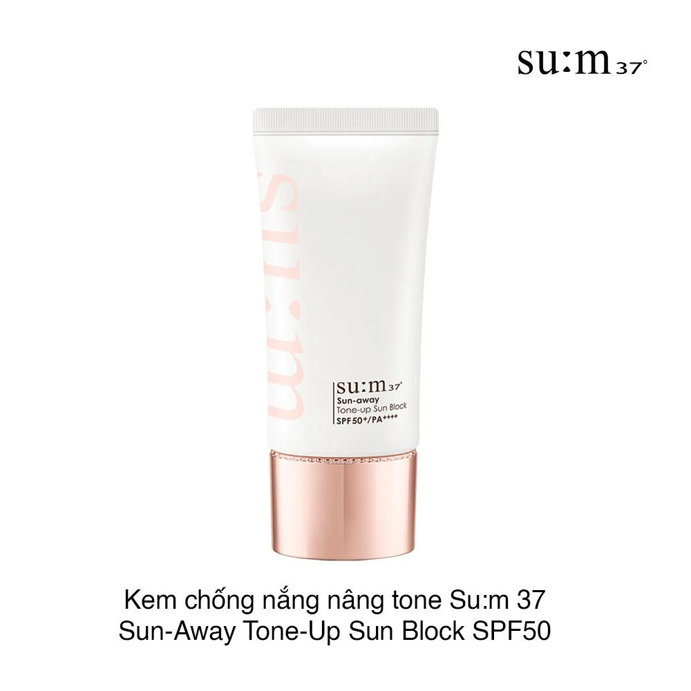 Kem chống nắng nâng tone Su:m 37 Sun-Away Tone-Up Sun Block SPF50 50ml ...