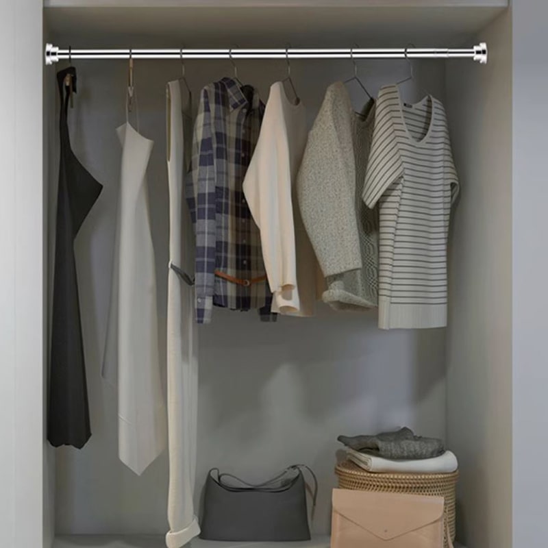 Thanh treo đa năng không cần khoan bắt vít, chất liệu inox 304 tùy chỉ ...