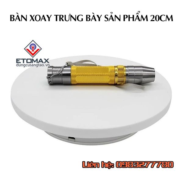 Bàn xoay trưng bày sản phẩm 360 độ đường kính 20cm – Dụng cụ sáng tạo ...