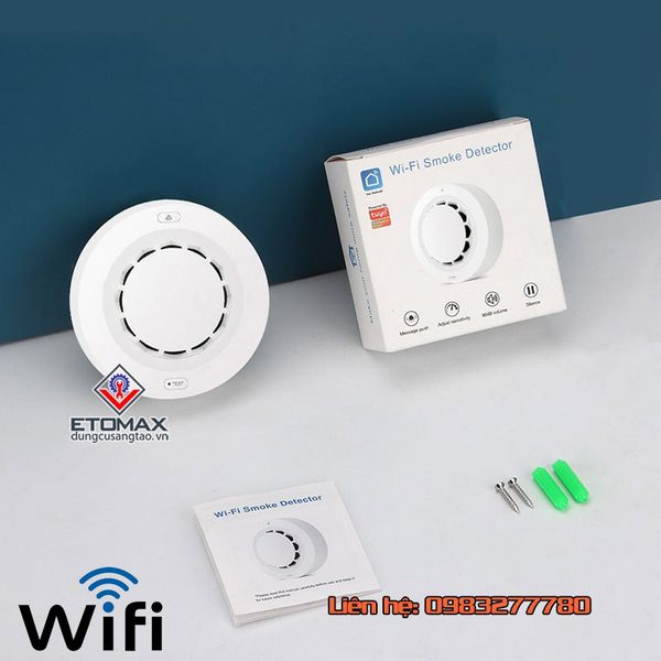 Đầu báo khói báo cháy độc lập kết nối với điện thoại qua WIFI – Dụng cụ ...