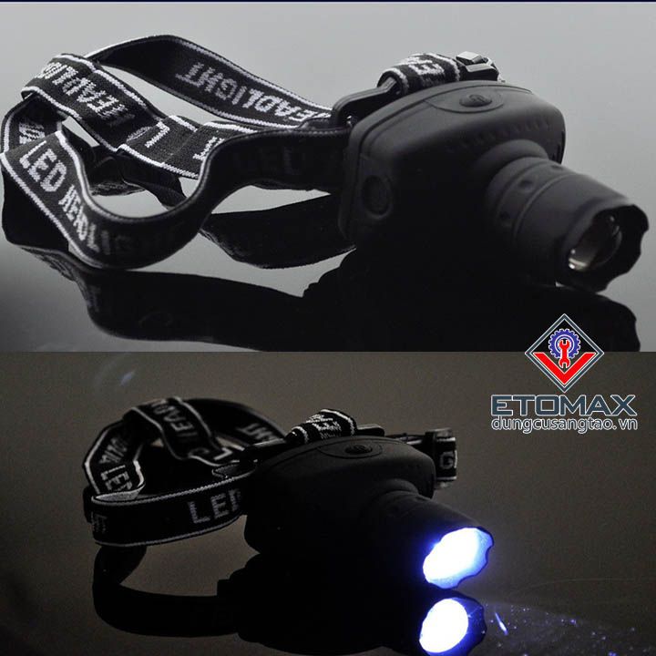 Đèn pin đeo trán V1 – Dụng cụ sáng tạo ETOMAX