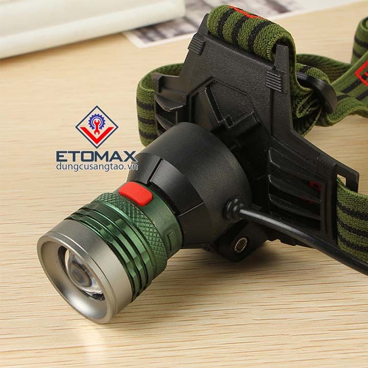 Đèn pin đeo trán USB pin sạc cao cấp – Dụng cụ sáng tạo ETOMAX