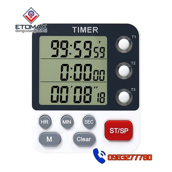 Đồng hồ bấm giờ đếm ngược 3 trong 1 YS318 – Dụng cụ sáng tạo ETOMAX