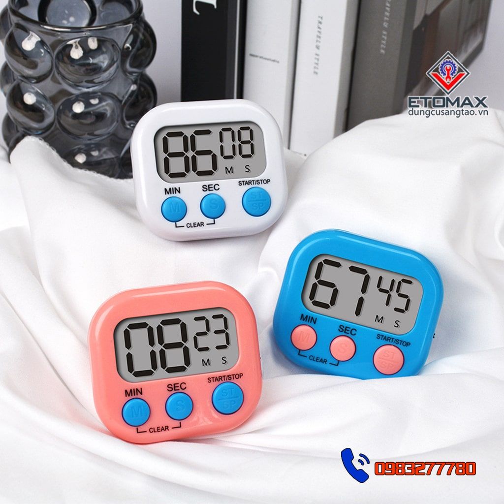 Đồng hồ bấm giờ đếm ngược mini v4 – Dụng cụ sáng tạo ETOMAX