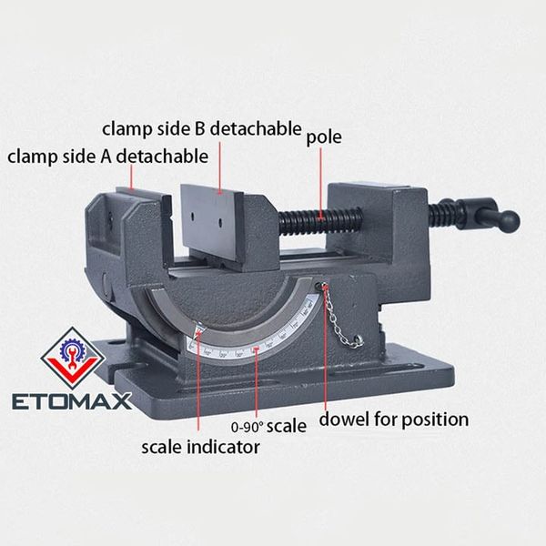 Ê tô trượt góc 90º 3inch – Dụng cụ sáng tạo ETOMAX