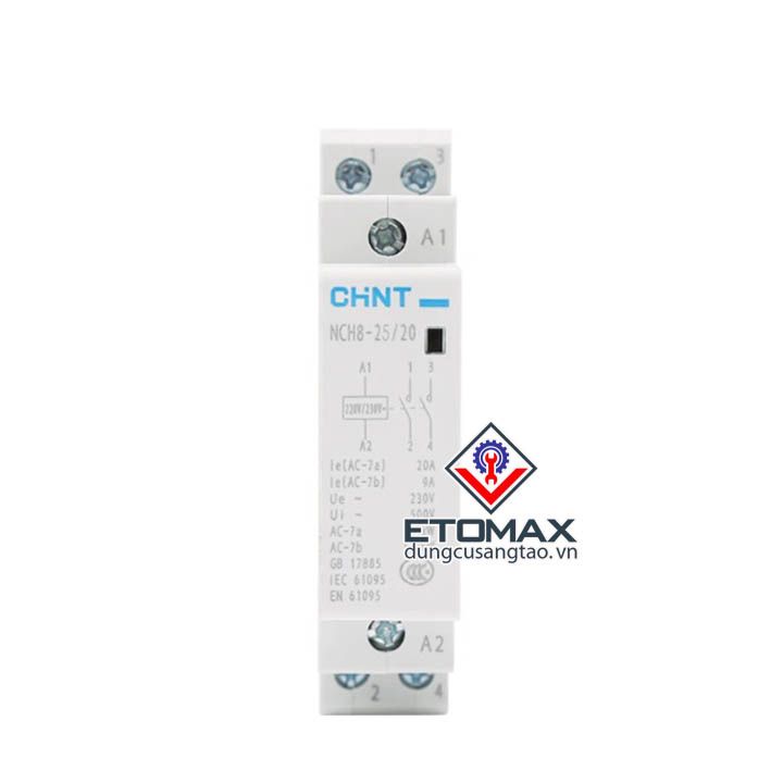 Khởi động từ 1 pha CHINT NCH8 20A/25A – Dụng cụ sáng tạo ETOMAX