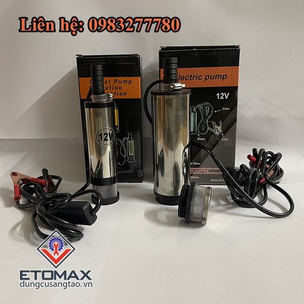 Máy bơm chìm mini 12v, bơm hút dầu, chất lỏng tự động – Dụng cụ sáng ...