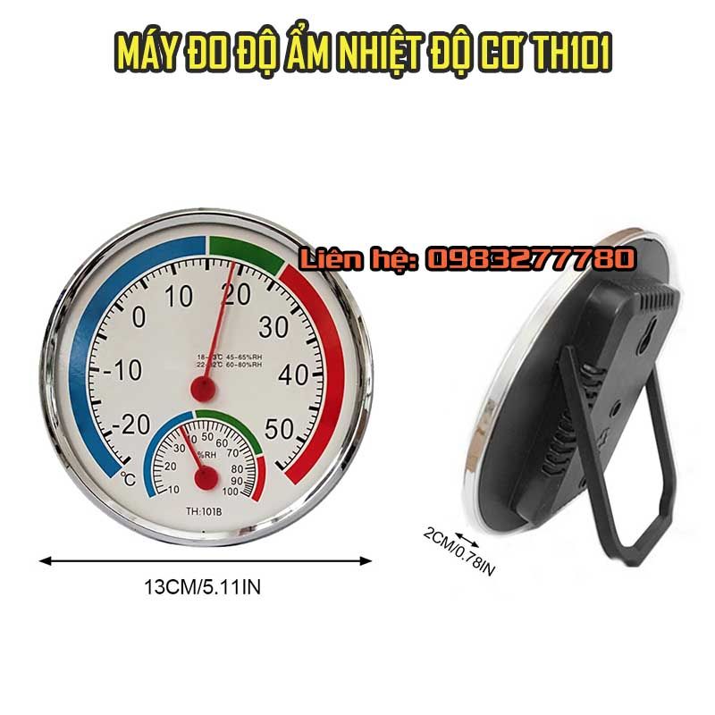 Máy đo độ ẩm nhiệt độ màn hình cơ TH101 – Dụng cụ sáng tạo ETOMAX