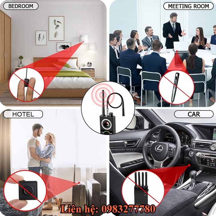 Máy Dò Sóng Phát Hiện Nghe Lén, Dò Tìm Định Vị GPS K68 – Dụng cụ sáng tạo ETOMAX