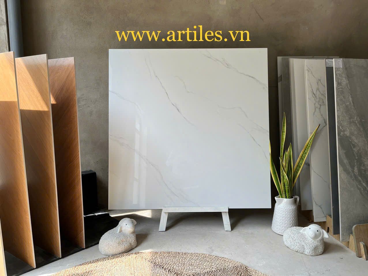 Gạch khổ lớn 1200mmx1200mm Viglacera SH1-P121201 – Artiles Tinh hoa từ đôi tay