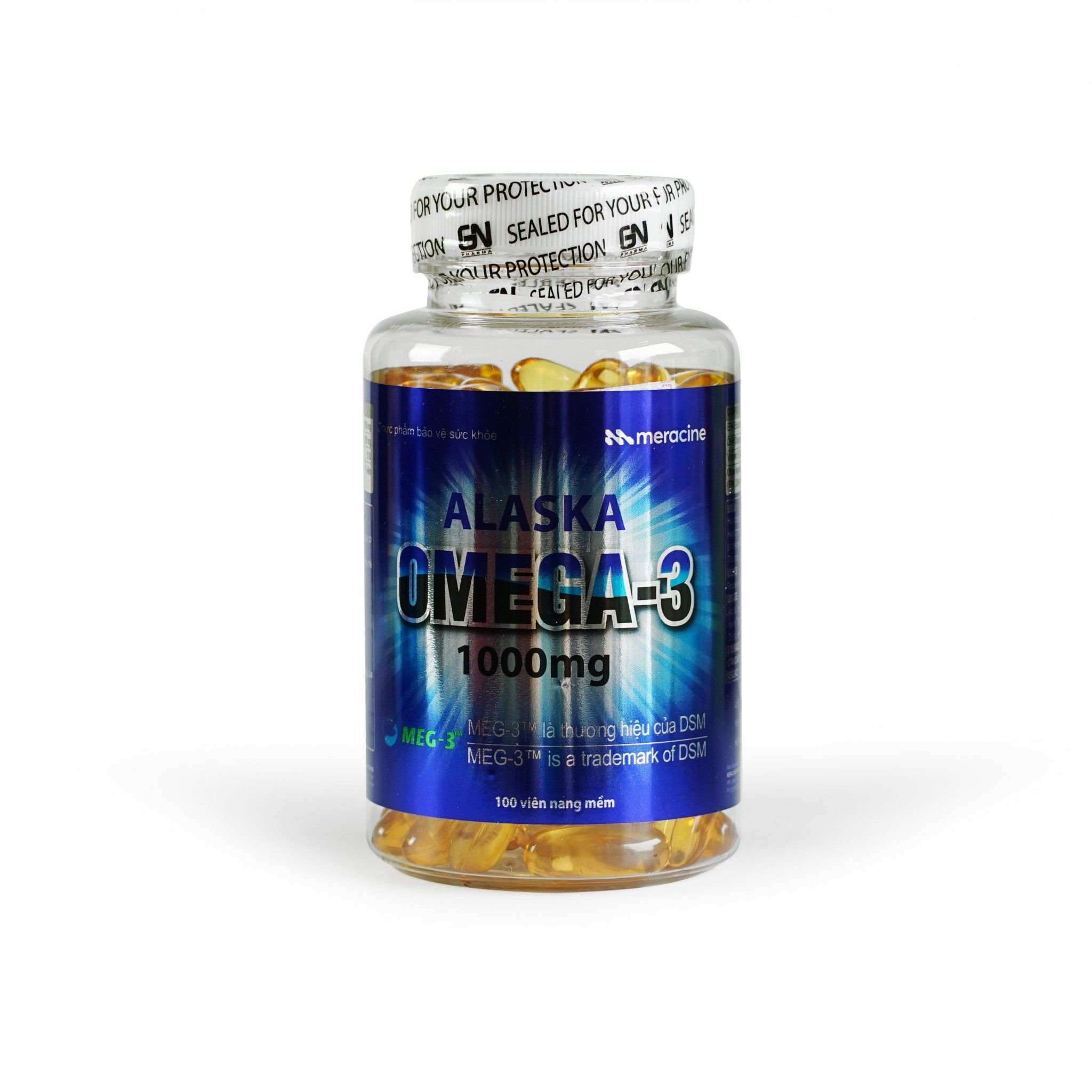 Alaska Omega 3 1000mg (100 viên/Lọ) – Meracine Store