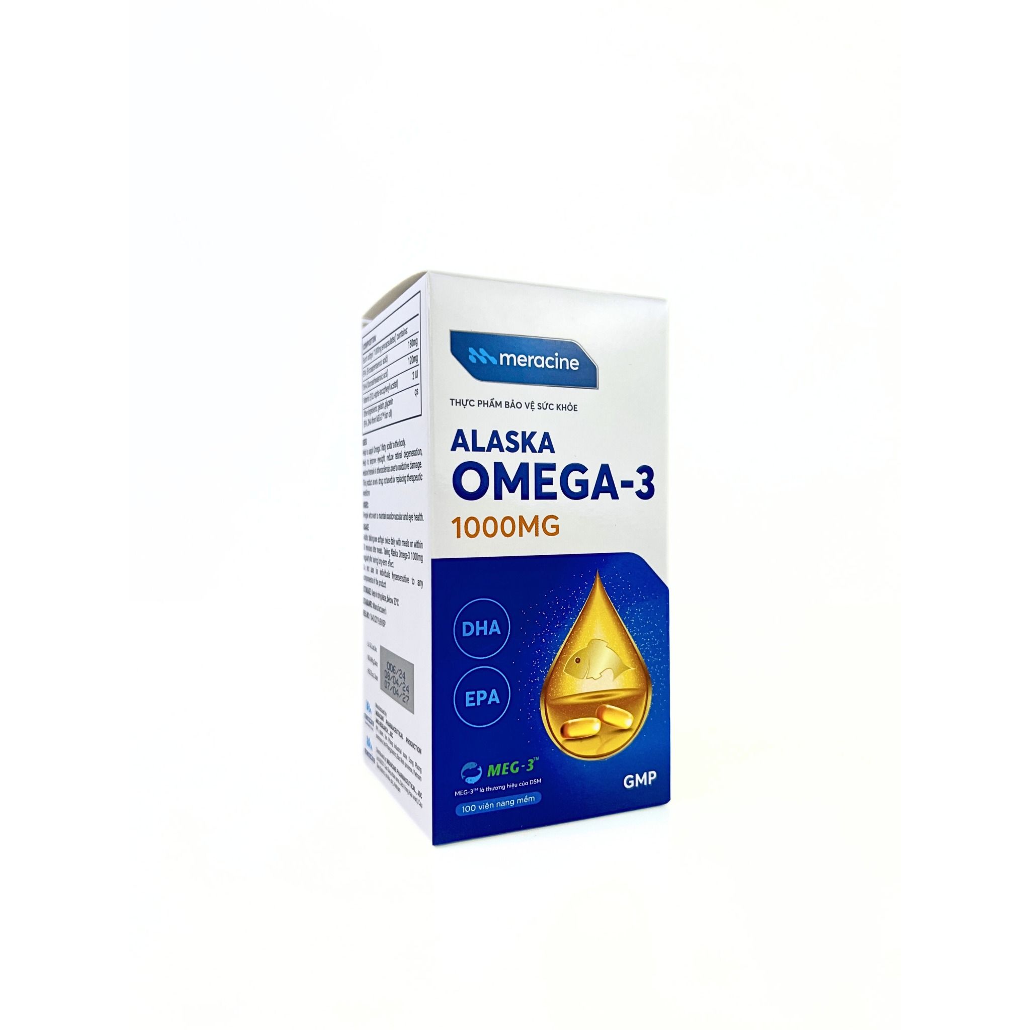Alaska Omega 3 1000mg (100 viên/Lọ) – Meracine Store