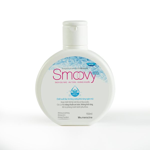 Dung dịch vệ sinh phụ nữ Smoovy Cool - Dưỡng ẩm và làm hồng (150ml ...