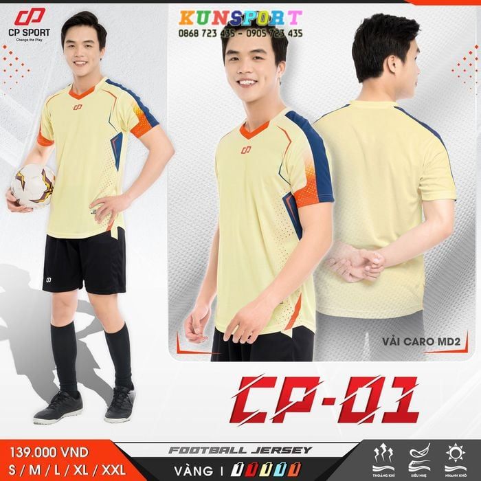 Bộ quần áo bóng đá CP SPORT CP01 – Kun Sport