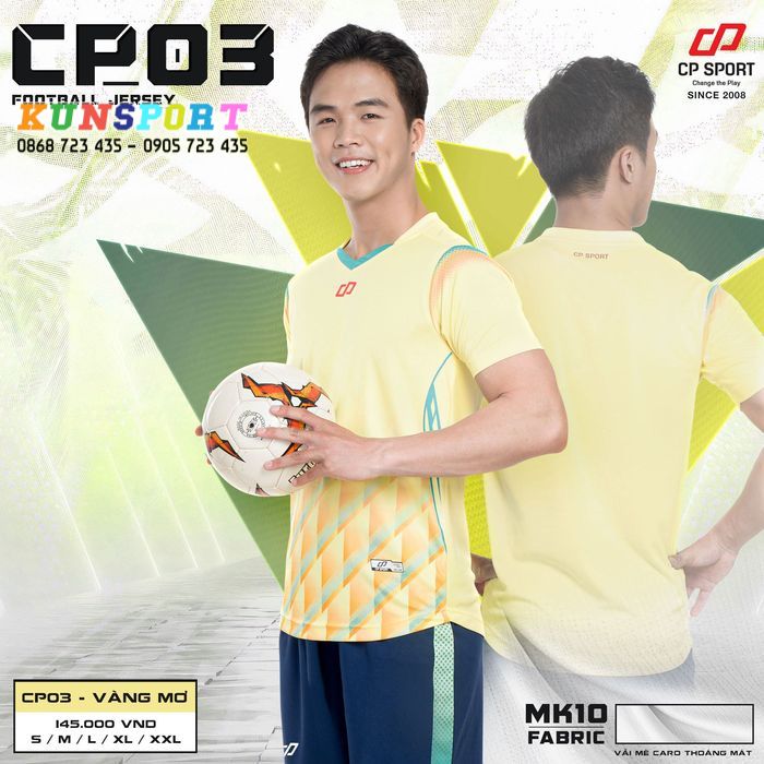 Bộ quần áo bóng đá CP SPORT CP03 – Kun Sport