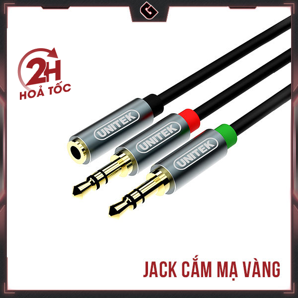 Jack Chuyển Tai Nghe 3.5mm Unitek – Gaming Store