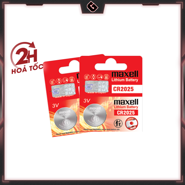 Pin CMOS Maxell CR2025 Lithium 3v – Gaming Store