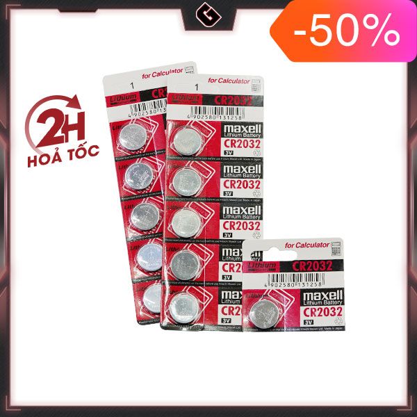 Pin CMOS Maxell CR2032 - 2032 Lithium 3v – Gaming Store