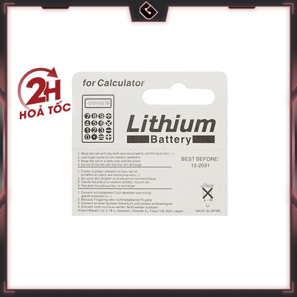 Pin CMOS Maxell CR2032 - 2032 Lithium 3v – Gaming Store