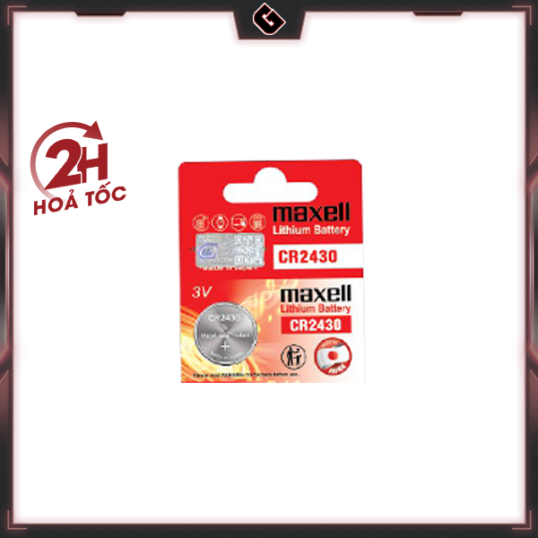 Pin CMOS Maxell CR2430 Lithium 3v – Gaming Store