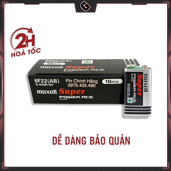 Pin Maxell 9V / 6F22 – Gaming Store