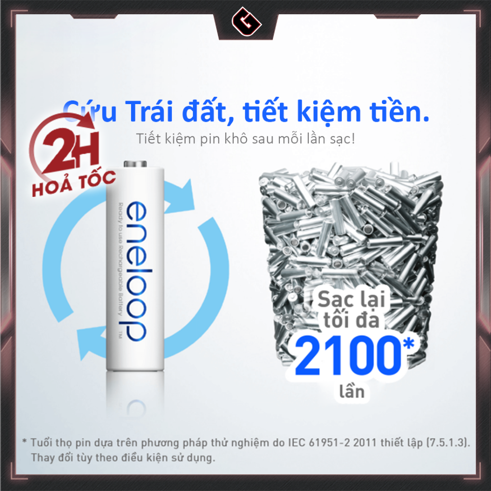 Pin Sạc Panasonic Eneloop AA / AAA – Gaming Store