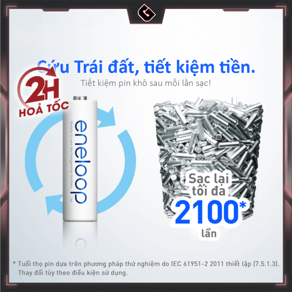 Pin Sạc Panasonic Eneloop AAA – Gaming Store