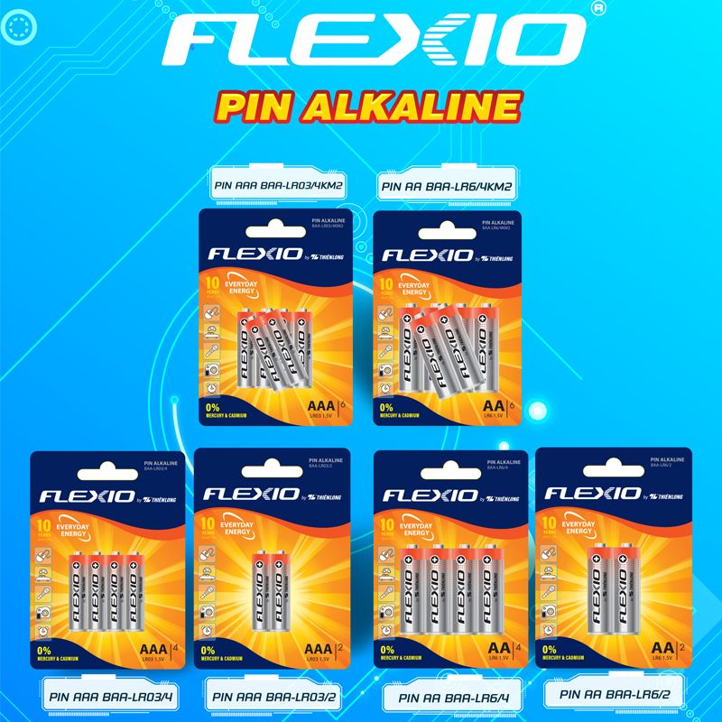 Pin Alkaline AA Thiên Long Flexio – Thiên Long Shop