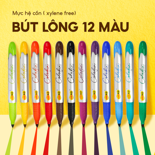 Bút lông dầu mỹ thuật Colokit PM-C01 – Thiên Long Shop