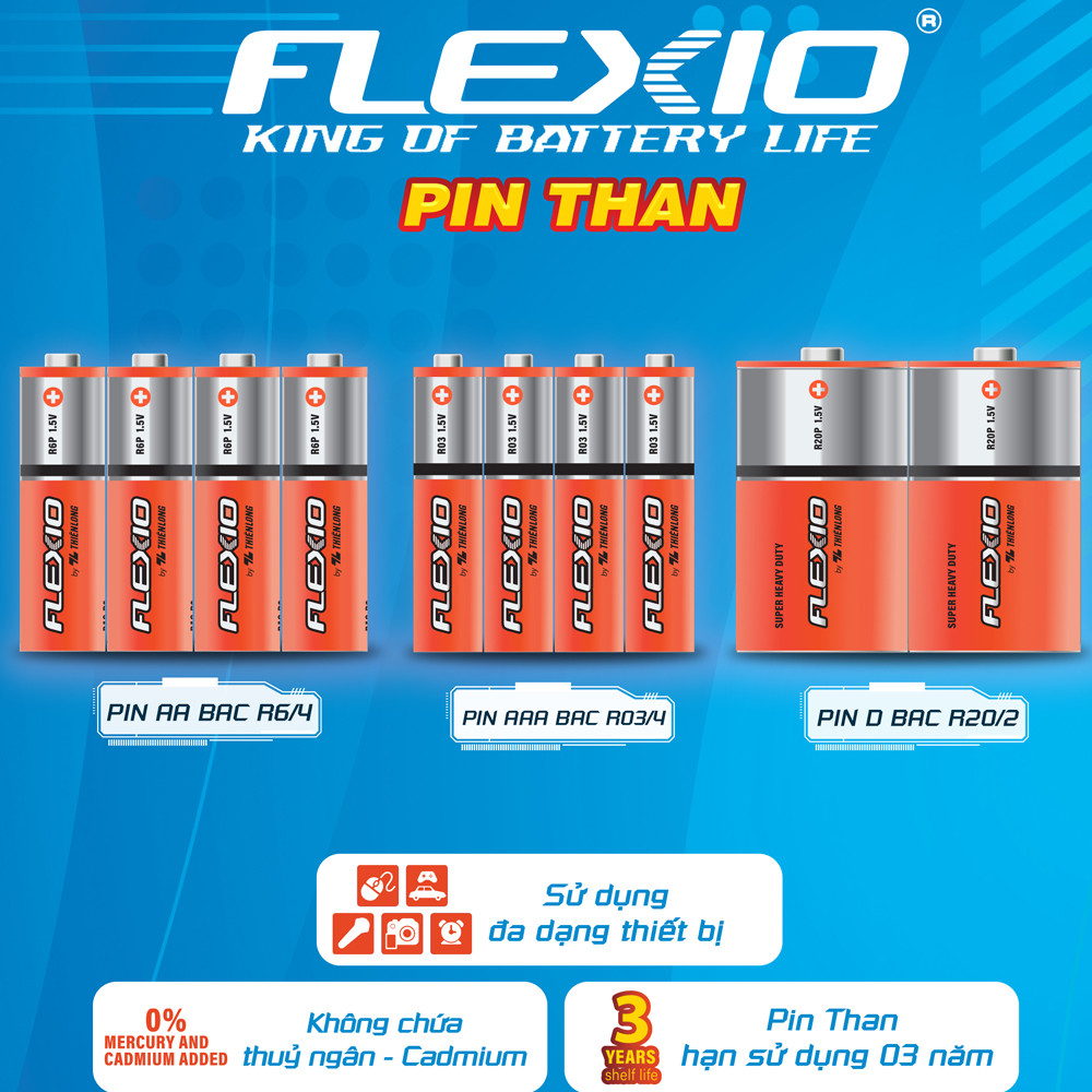 Pin AA Thiên Long Flexio R6/4 – Thiên Long Shop