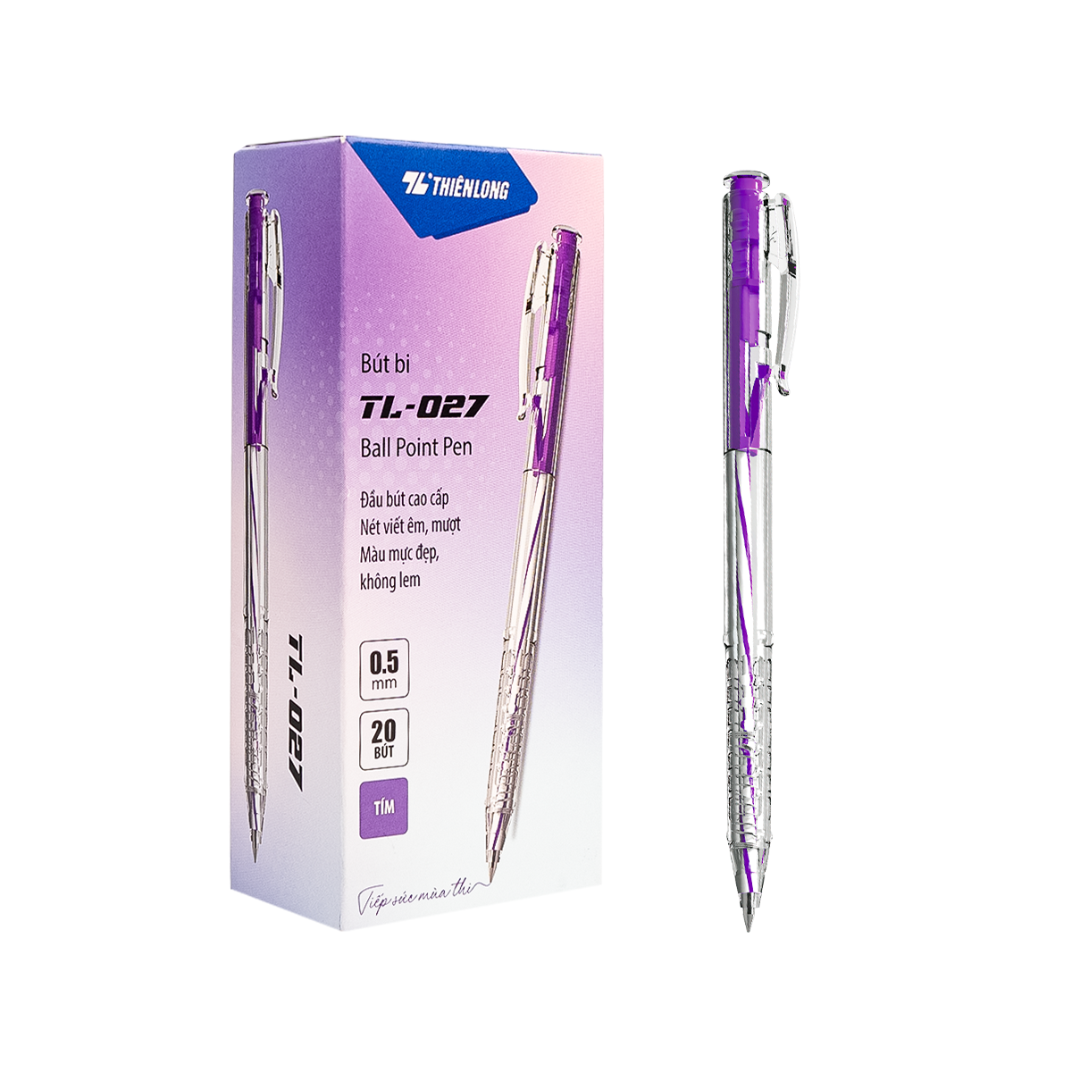 Hộp 20 Bút Bi Thiên Long TL-027 – Thiên Long Shop
