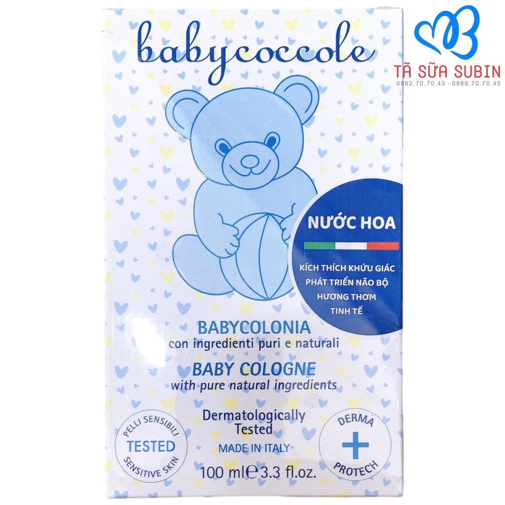 Nước Hoa Chiết Xuất Hoa Sen Babycoccole Ý 100ml Cho Bé 0Th+ – Tã Sữa SuBin