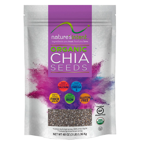 Hạt Chia Organic Chia Seeds Nature'sintent 1.36kg – Tã Sữa SuBin