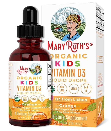 Vitamin D3 Organic Liquid Drops Mary Ruth's Mỹ 15ml – Tã Sữa SuBin